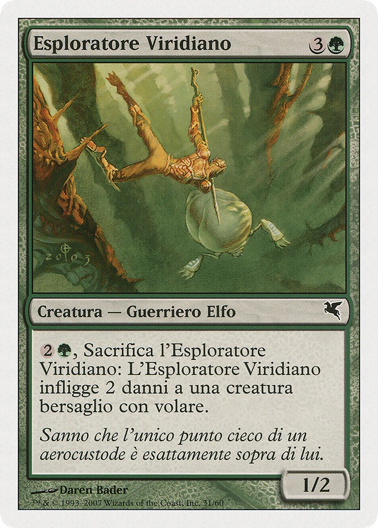 Viridian Scout (Italian) - "Esploratore Viridiano" - Magic Encyclopedia ...