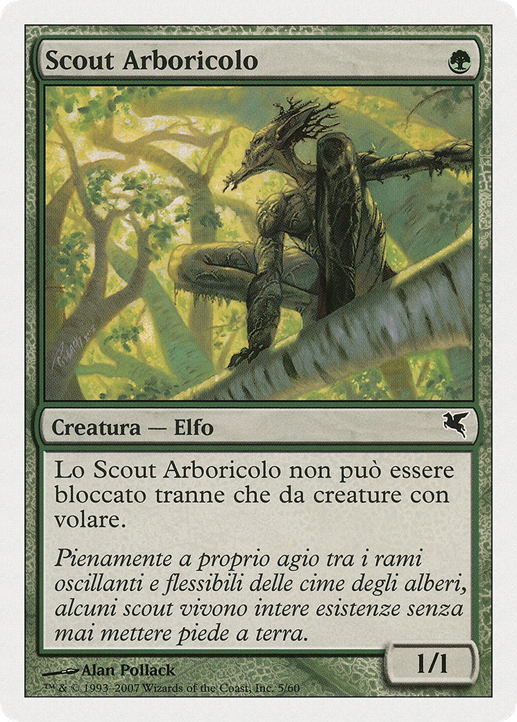 Treetop Scout (Italian) - "Scout Arboricolo" - Magic Encyclopedia 2005 ...