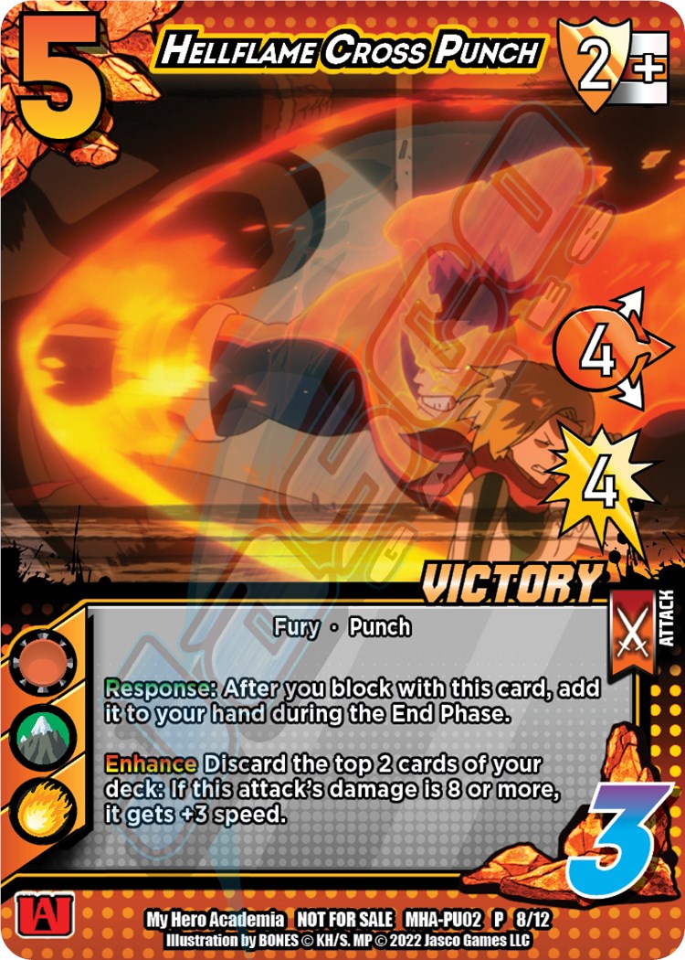 Hellflame Cross Punch (Plus Ultra Pack 2 Victory) - UniVersus: My Hero ...