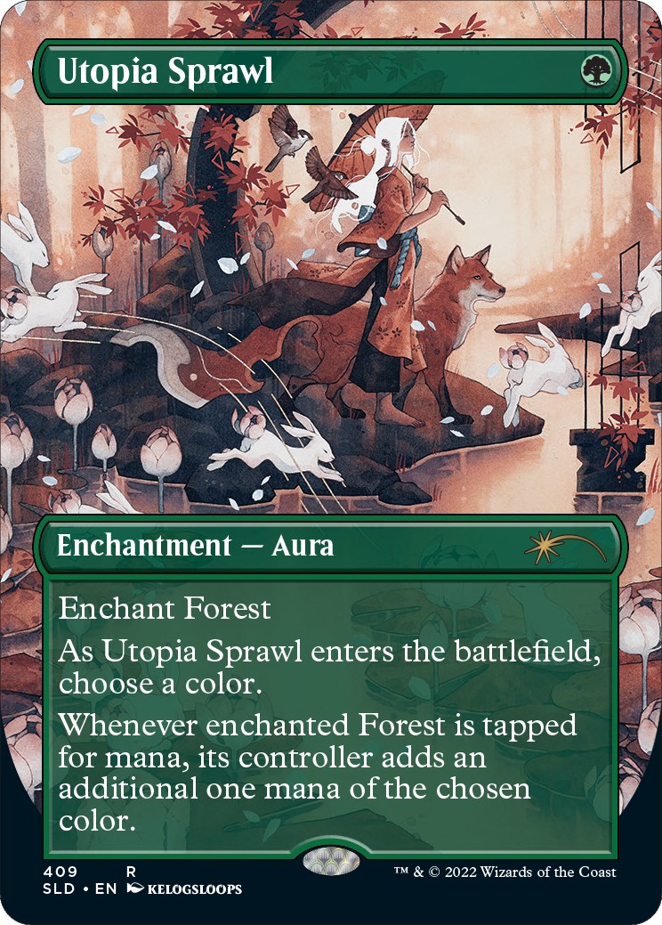 Utopia Sprawl (Borderless) - Secret Lair Drop Series - Magic: The Gathering