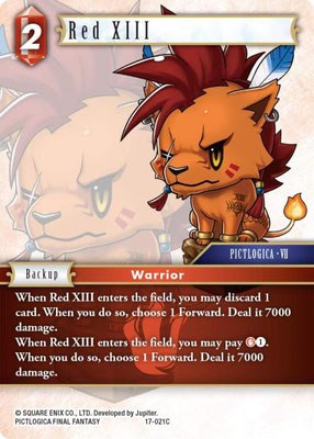 Red XIII - Rebellion's Call - Final Fantasy TCG