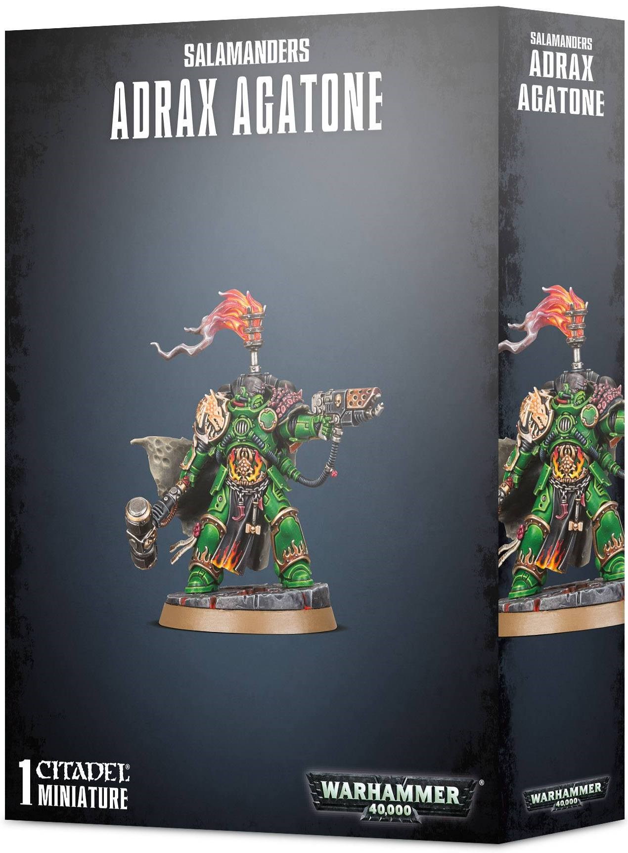 Warhammer: 40K - Salamanders: Adrax Agatone - Warhammer Plastic Box ...