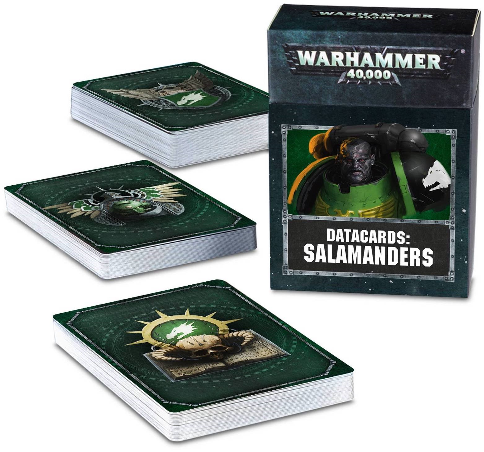 Warhammer: 40K - Datacards: Salamanders - Warhammer Game Accessories ...