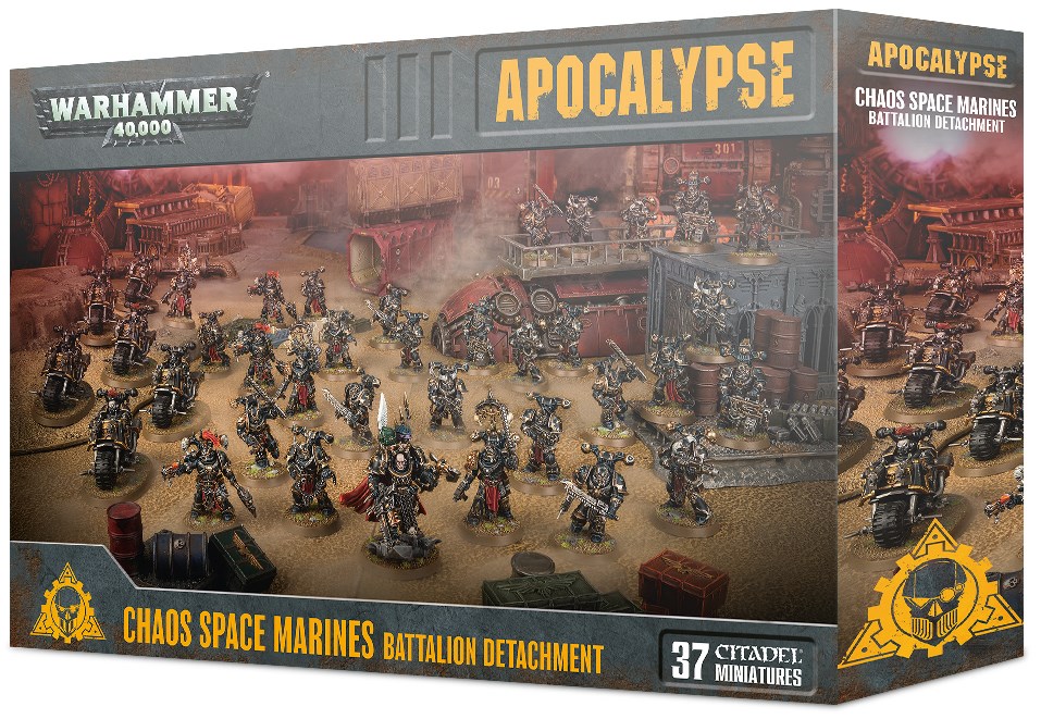 Warhammer: 40K - Apocalypse: Chaos Space Marines Battalion Detachment ...