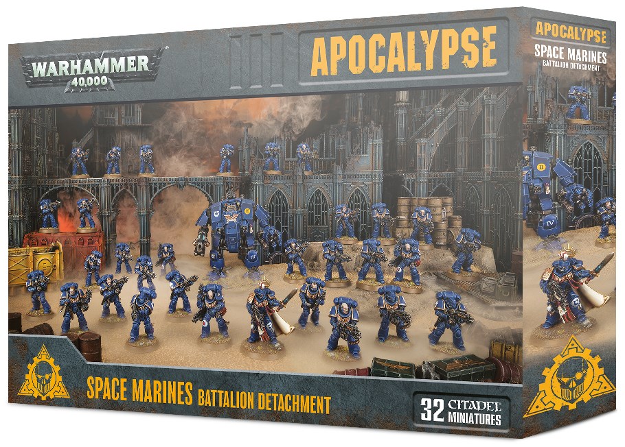 Warhammer: 40K - Apocalypse: Space Marines Battalion Detachment ...
