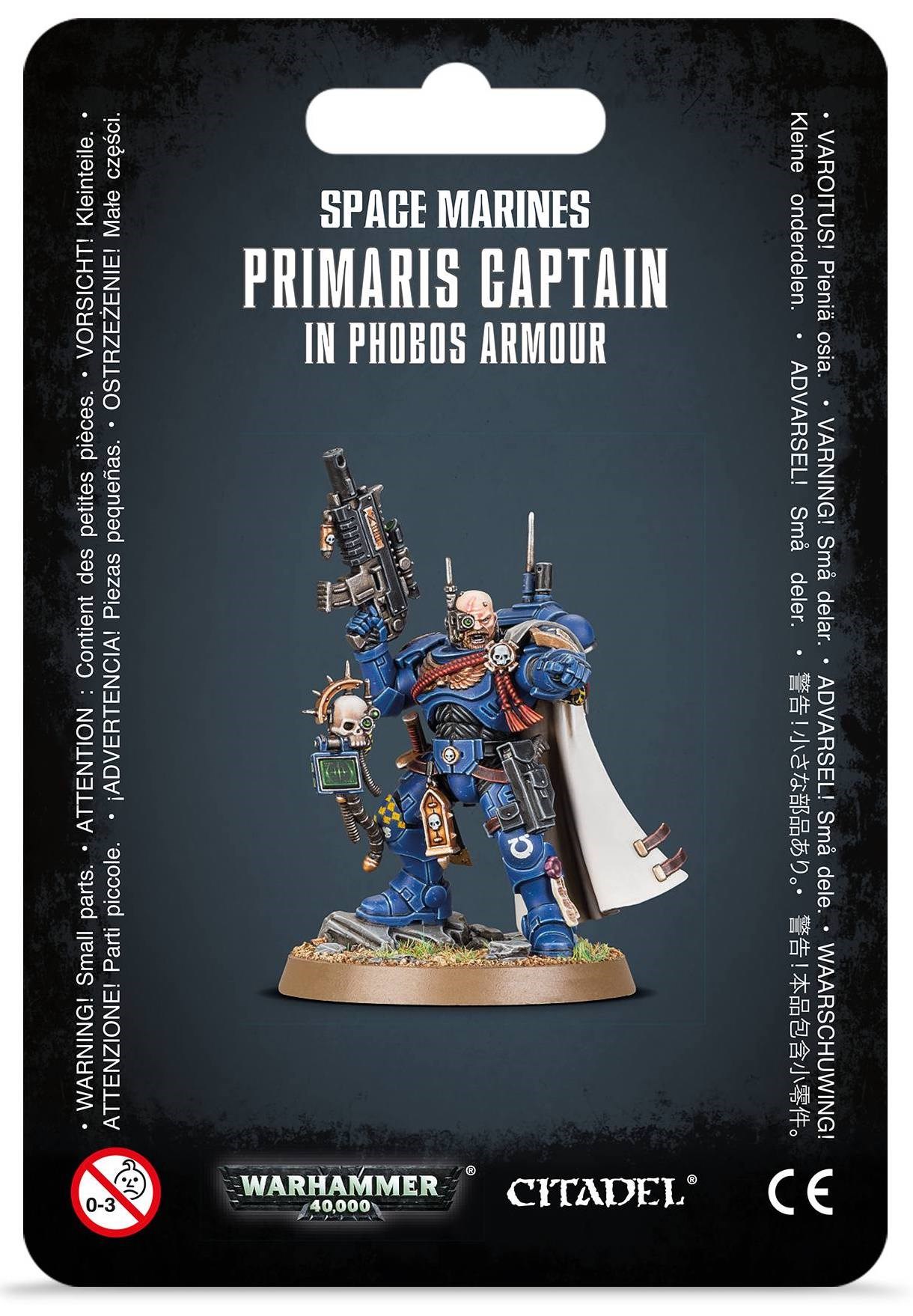 Warhammer: 40K - Space Marines Primaris Captain in Phobos Armour ...