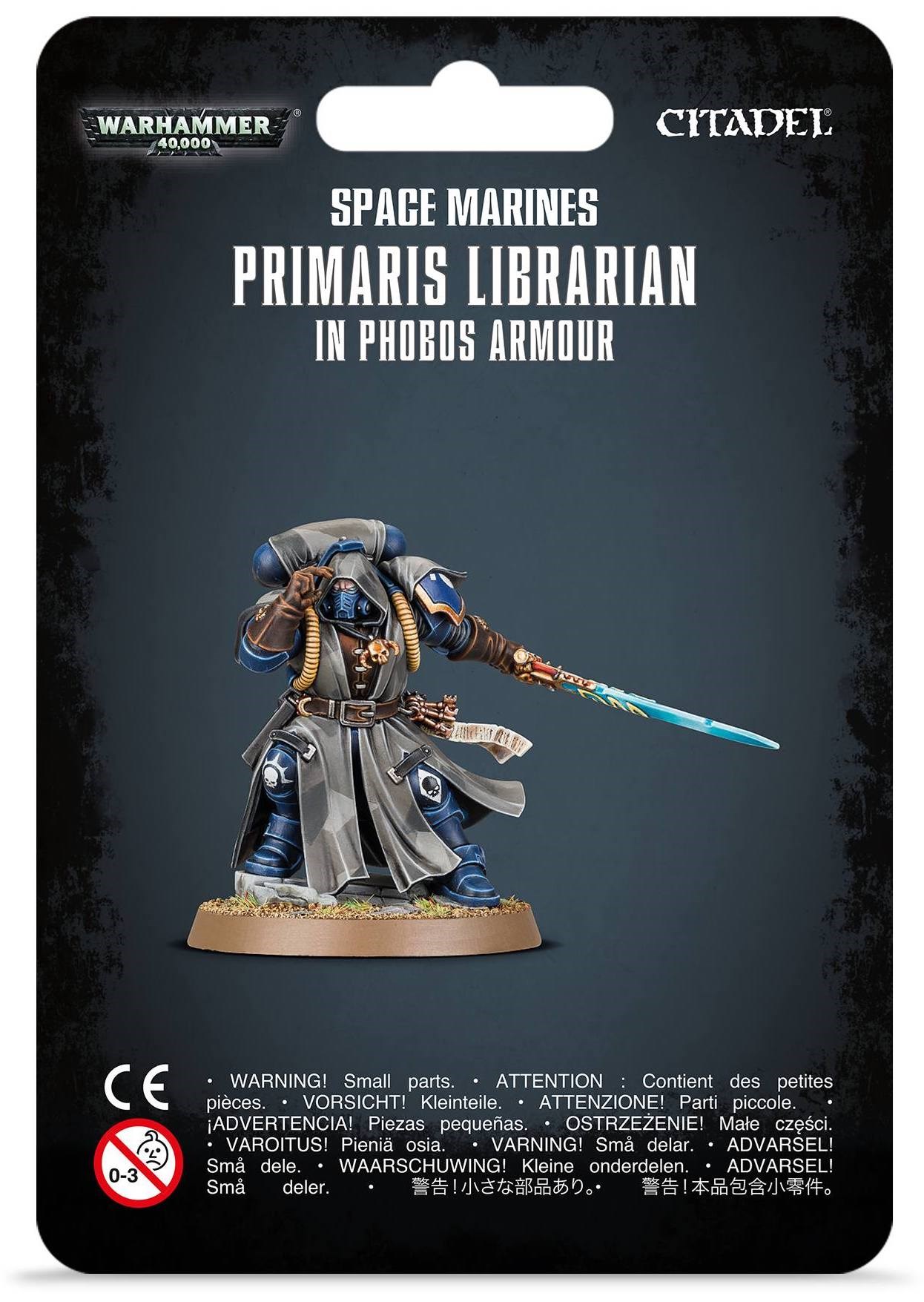 Warhammer: 40K - Space Marines Primaris Librarian in Phobos Armour ...