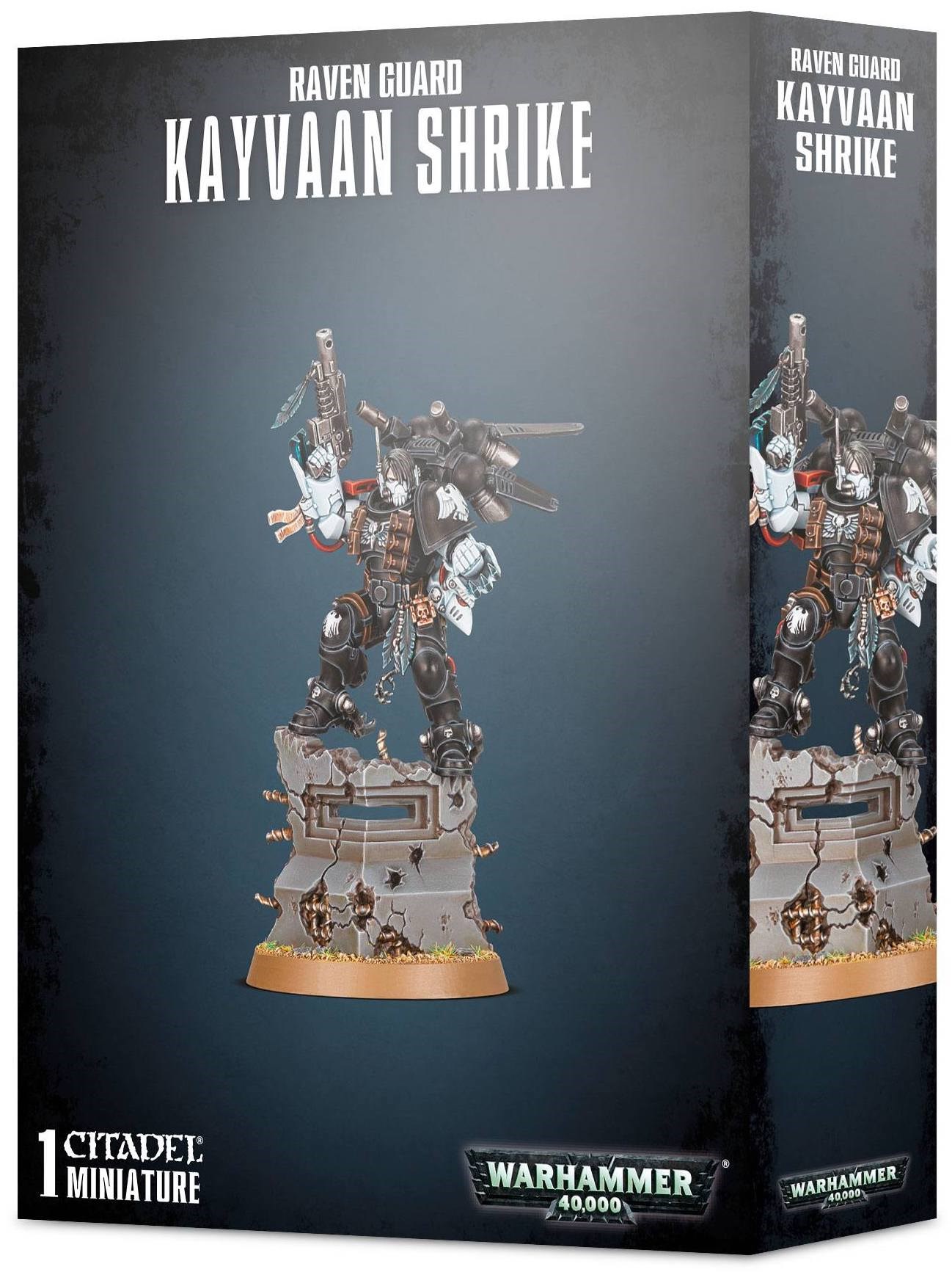 Warhammer: 40K - Raven Guard Kayvaan Shrike - Warhammer Plastic Box ...