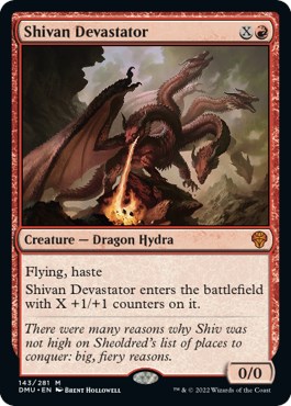 Shivan Devastator - Dominaria United - Magic: The Gathering