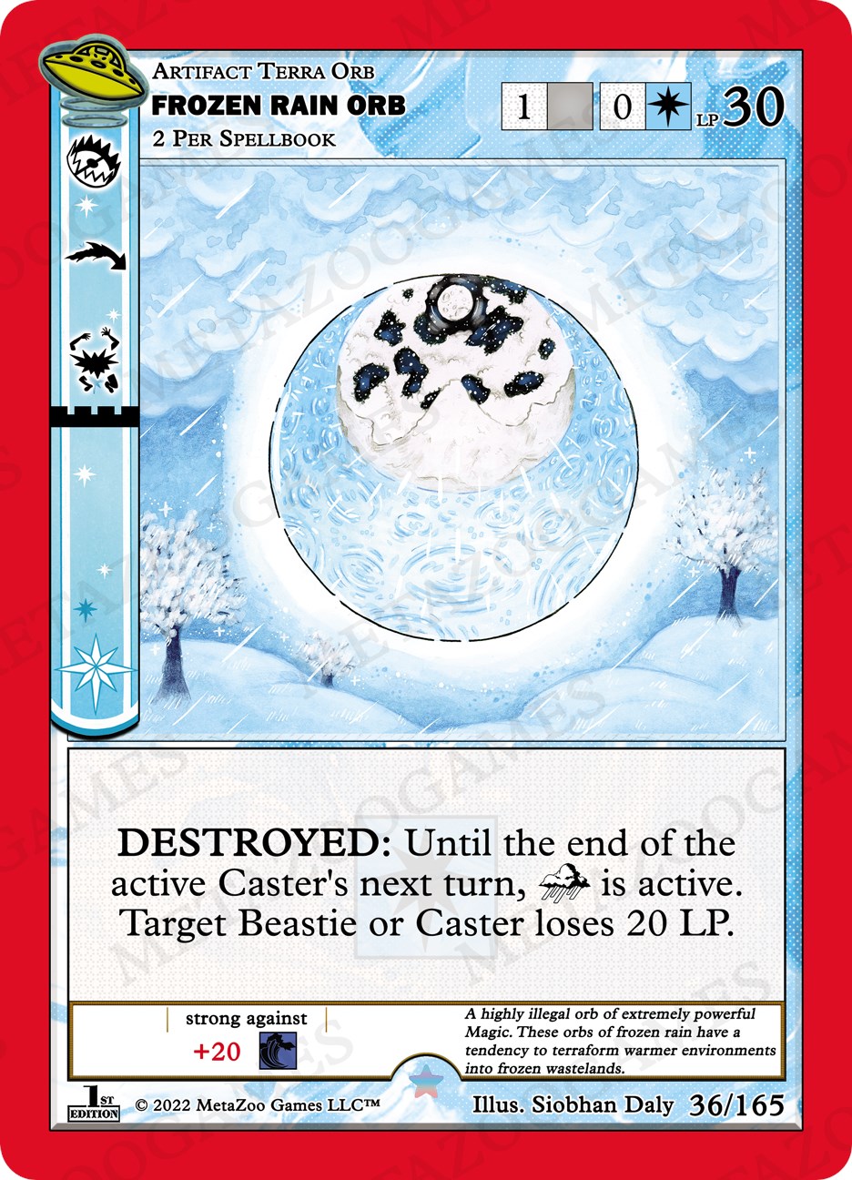 Frozen Rain Orb - UFO: First Edition - MetaZoo