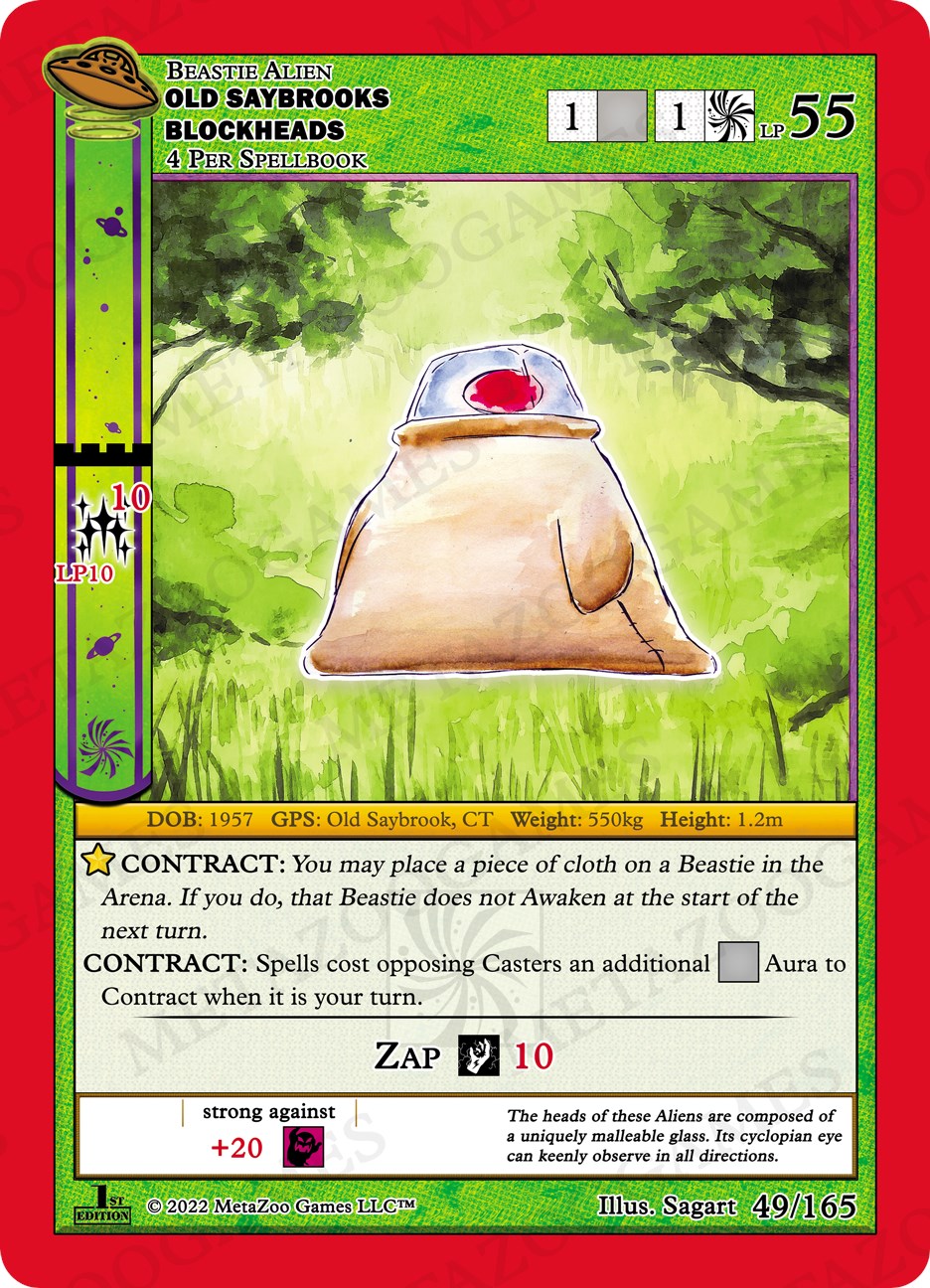 Old Saybrooks Blockheads - UFO: First Edition - MetaZoo