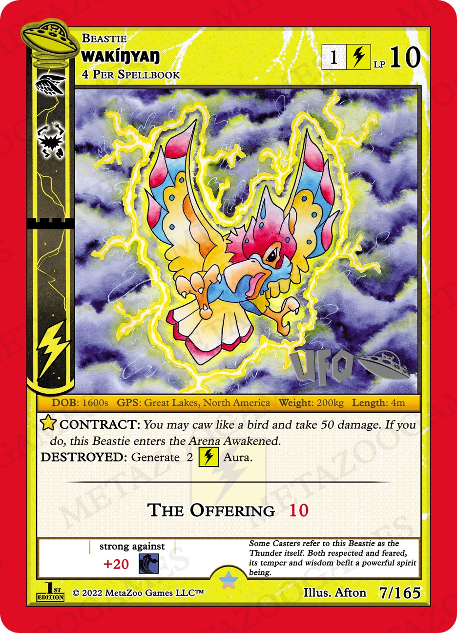 Wakinyan - UFO: First Edition Spoiler Pack - MetaZoo