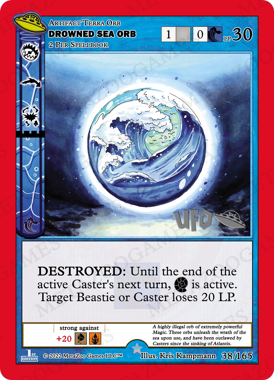 Drowned Sea Orb - UFO: First Edition Spoiler Pack - MetaZoo