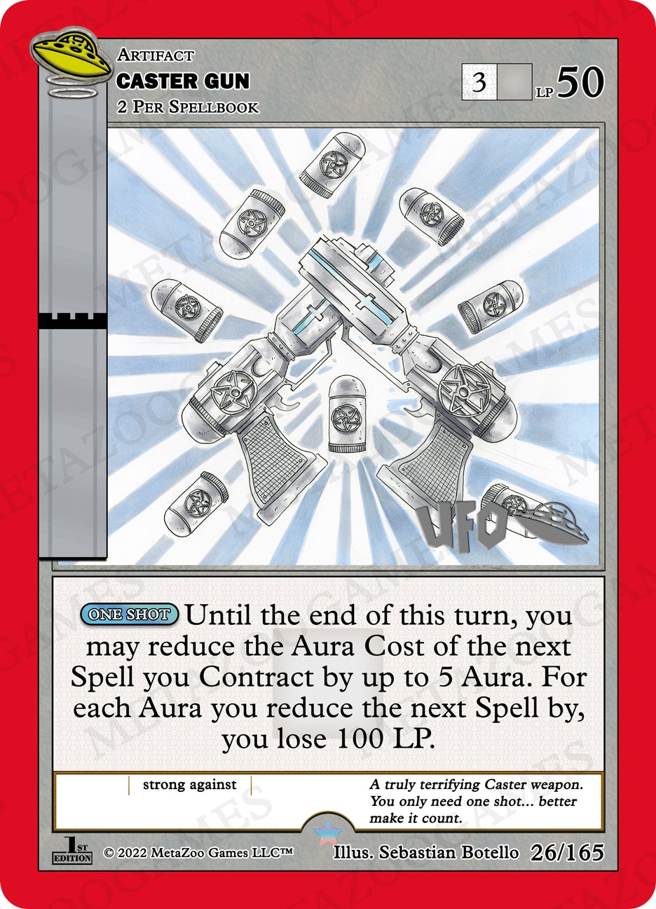 Caster Gun - UFO: First Edition Spoiler Pack - MetaZoo