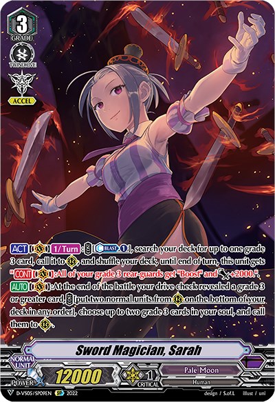 Sword Magician, Sarah (SP) - D-VS05: V Clan Collection Vol.5 ...