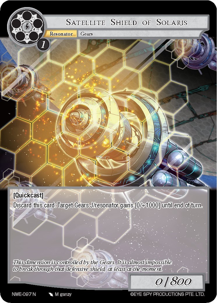 Satellite Shield of Solaris - A New World Emerges - Force of Will