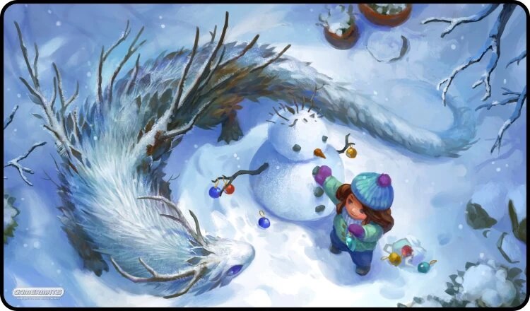 GamerMats Playmat - Do You Wanna Build a Snowman (Premium White ...