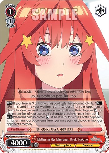 Mother in Her Memories, Itsuki Nakano (SR) - The Quintessential ...