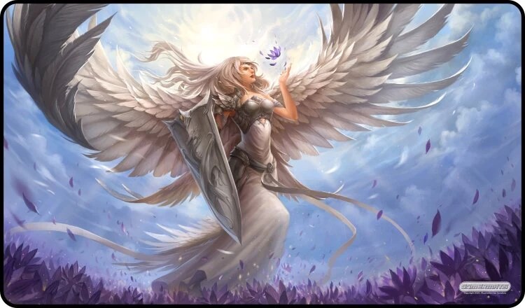 GamerMats Playmat - Angel in White - GamerMats Playmats - Playmats