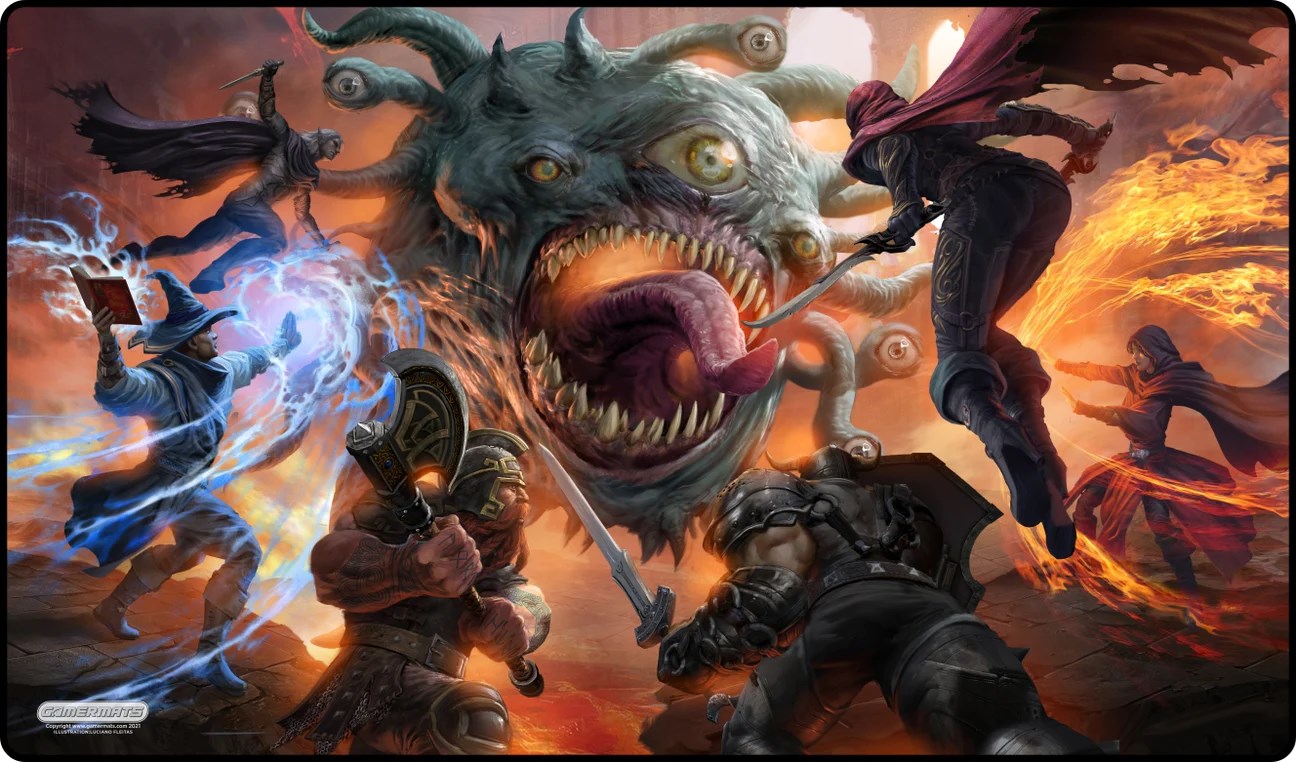 GamerMats Playmat - Behold (Premium Black Stitched) - GamerMats ...