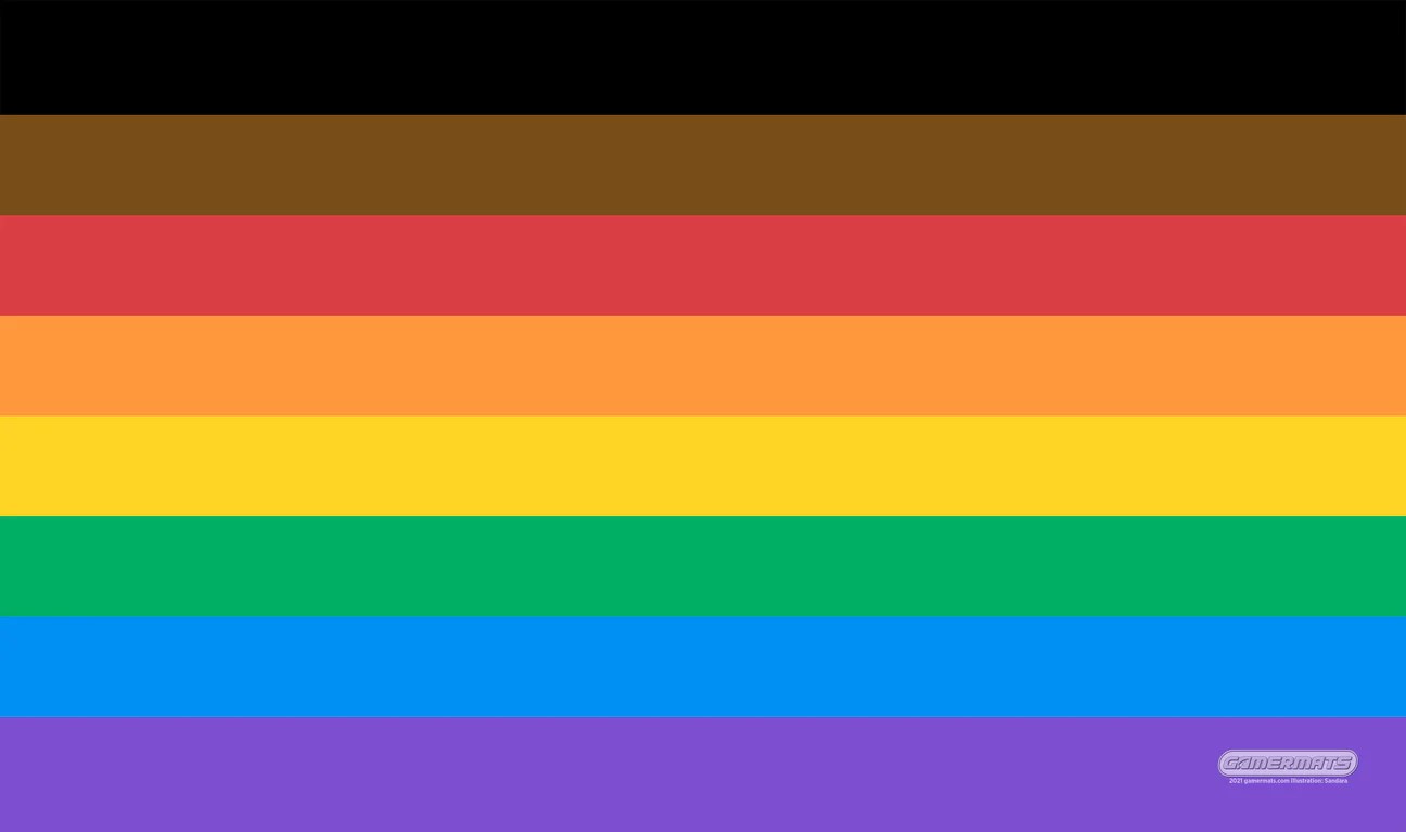 GamerMats Playmat - Intersectional Pride Flag - GamerMats Playmats ...