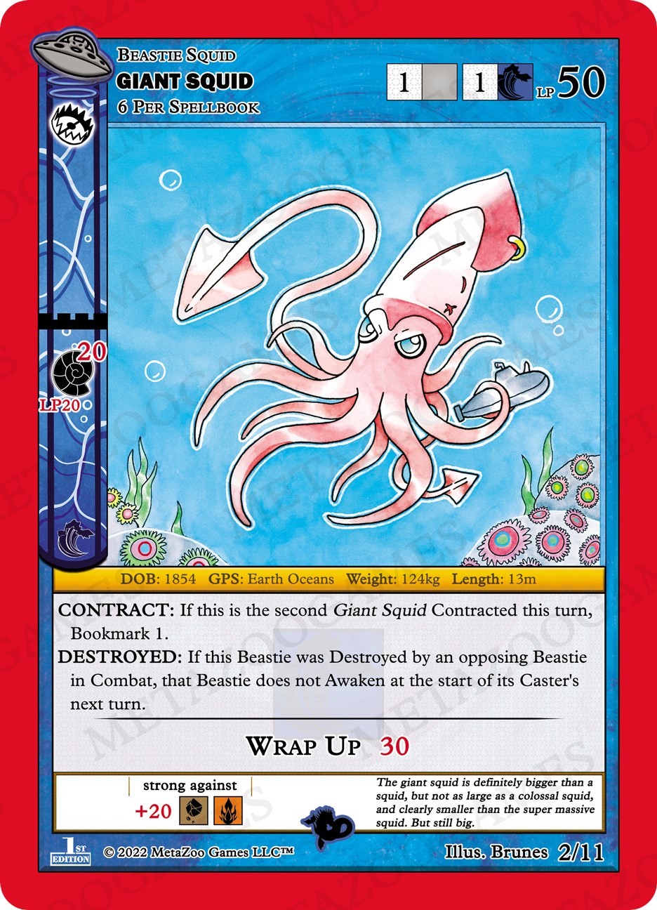 Giant Squid - UFO: First Edition Release Event Deck - MetaZoo