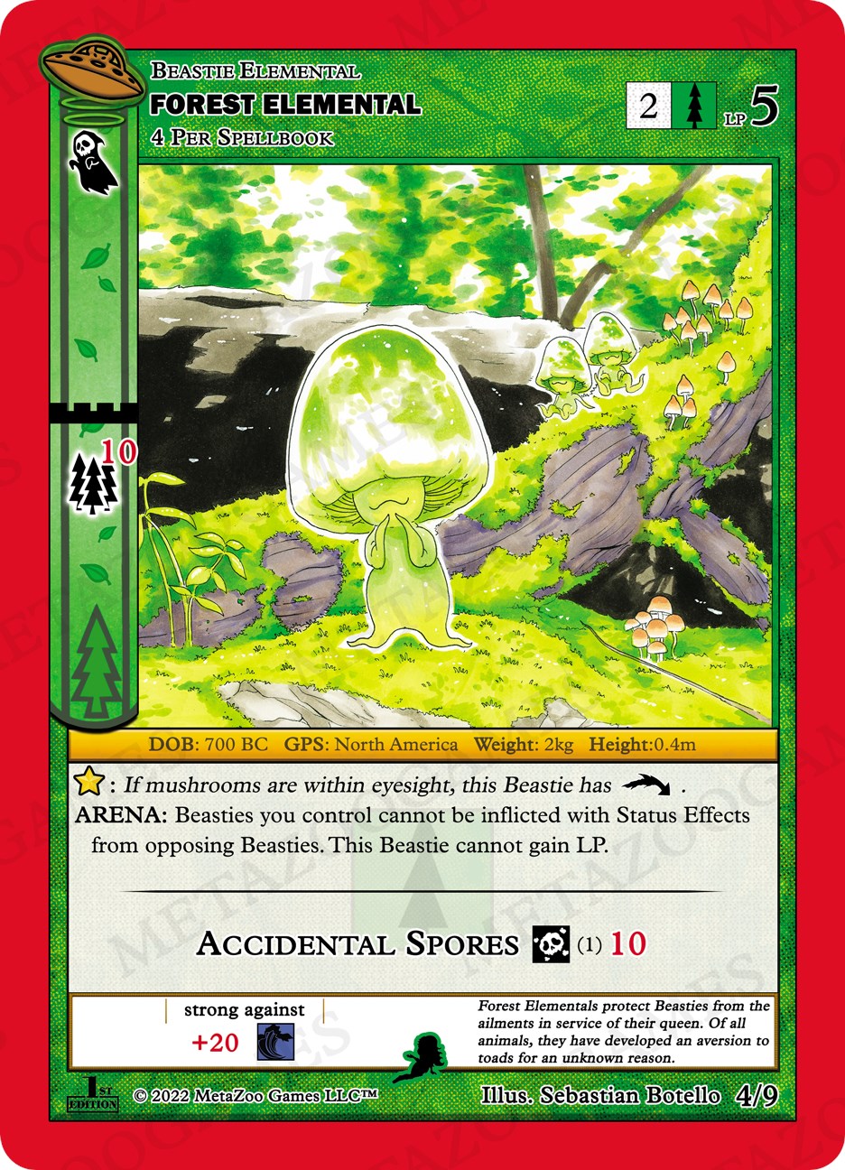 Forest Elemental - UFO: First Edition Tribal Theme Decks - MetaZoo
