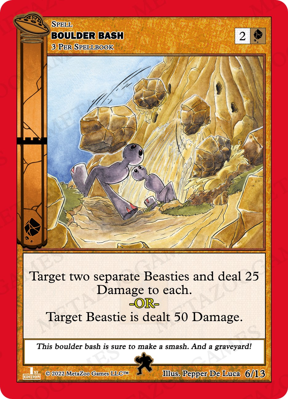 Boulder Bash - UFO: First Edition Tribal Theme Decks - MetaZoo
