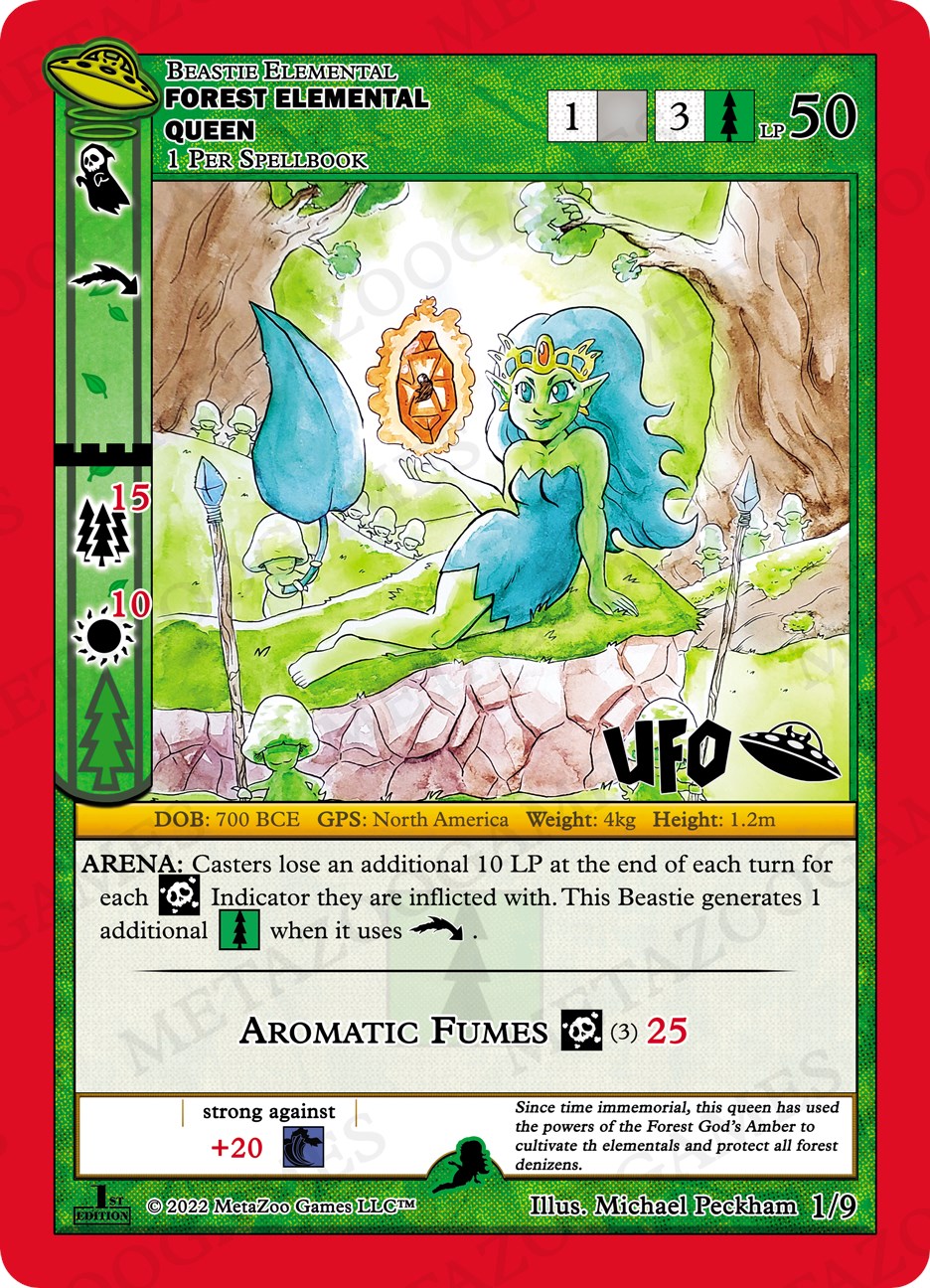 Forest Elemental Queen - UFO: First Edition Tribal Theme Decks - MetaZoo