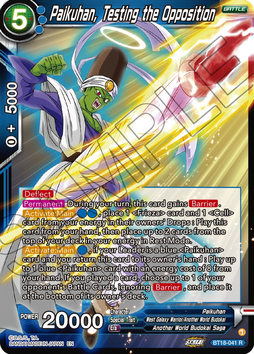 Paikuhan, Testing the Opposition - Dawn of the Z-Legends - Dragon Ball ...