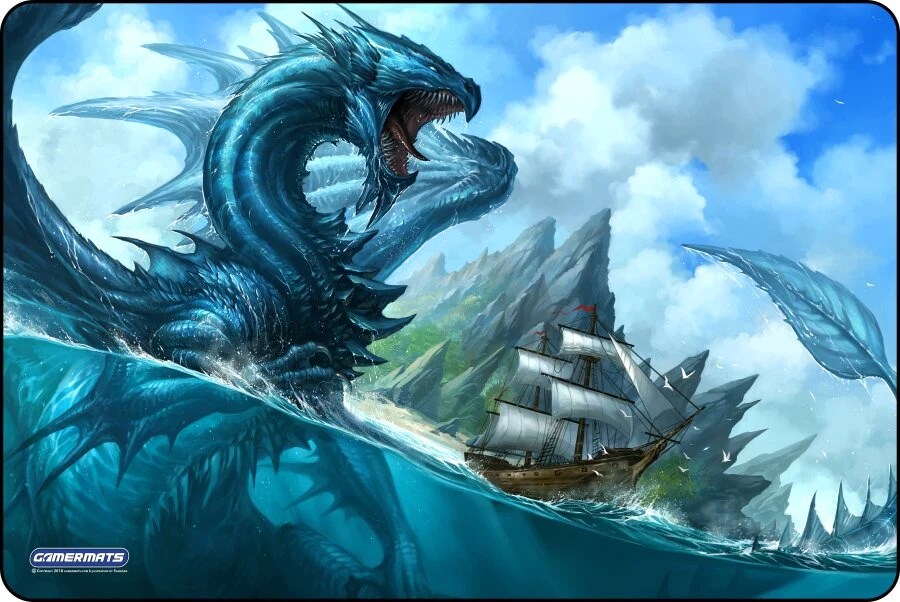 Island Guardian - XL Deskmat - GamerMats Playmats - Playmats