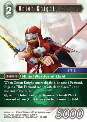 Onion Knight - Rebellion's Call - Final Fantasy TCG