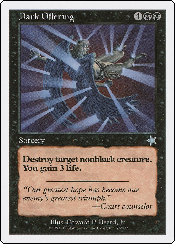 Dark Offering - Starter 1999 - Magic: The Gathering