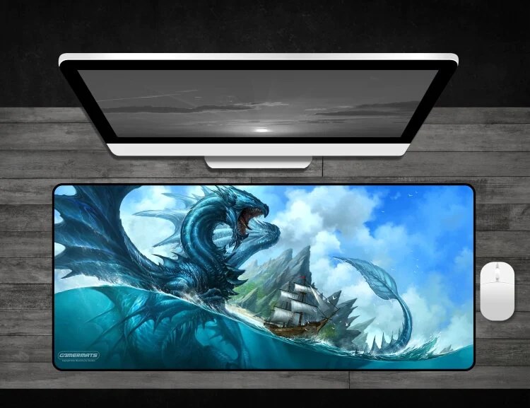Island Guardian - Deskmat - GamerMats Playmats - Playmats