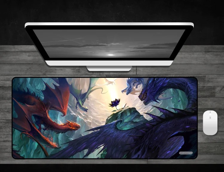 Lotus Guardians - Deskmat - GamerMats Playmats - Playmats