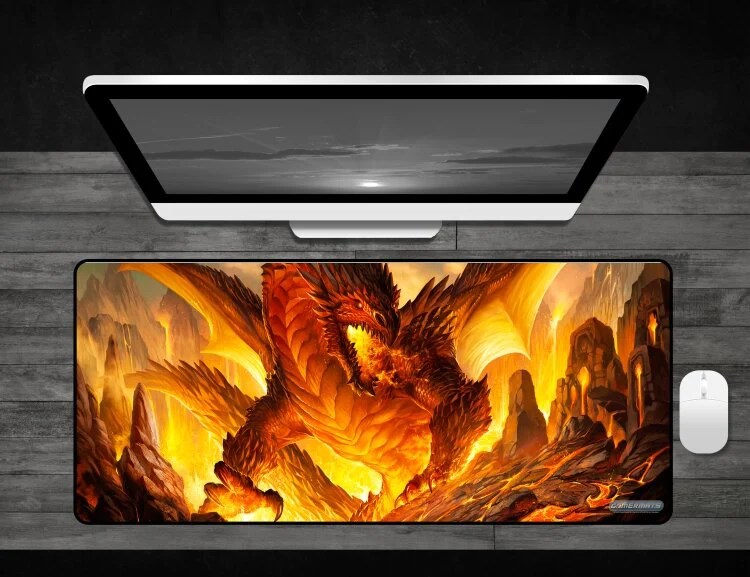 Fire Bringer - Deskmat - GamerMats Playmats - Playmats