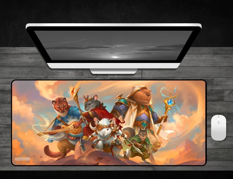 Animal Raiding Party - Deskmat - GamerMats Playmats - Playmats