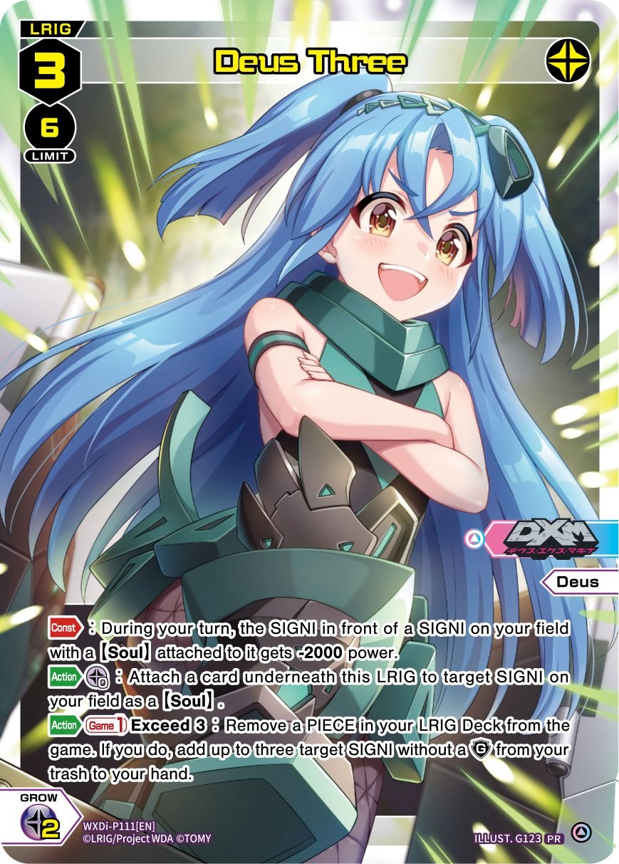 Deus Three - Promo Cards - WIXOSS