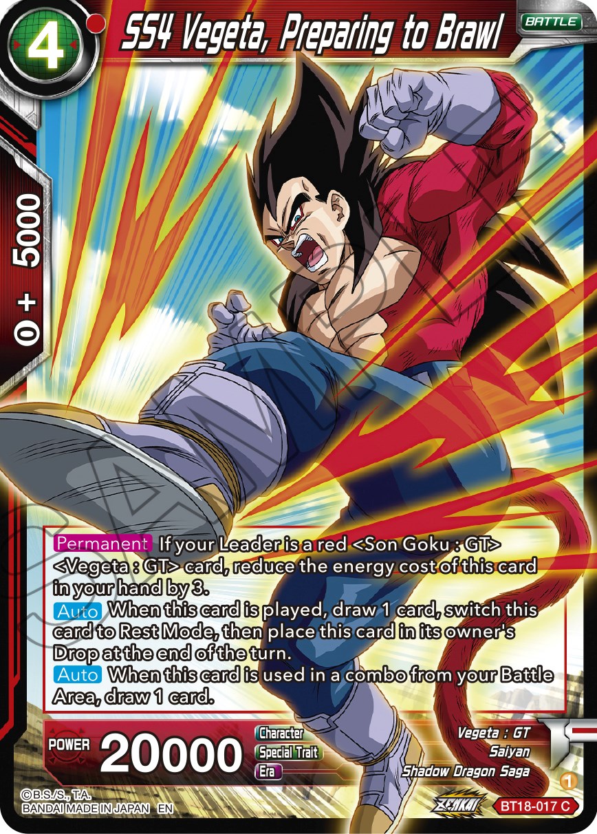 SS4 Vegeta, Preparing to Brawl - Dawn of the Z-Legends - Dragon Ball ...