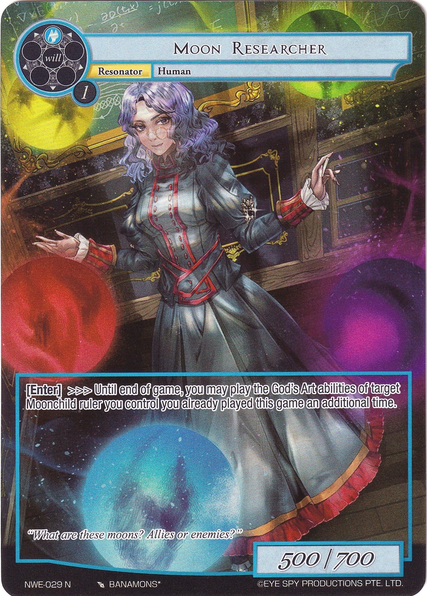 Moon Researcher (Full Art) - A New World Emerges - Force of Will
