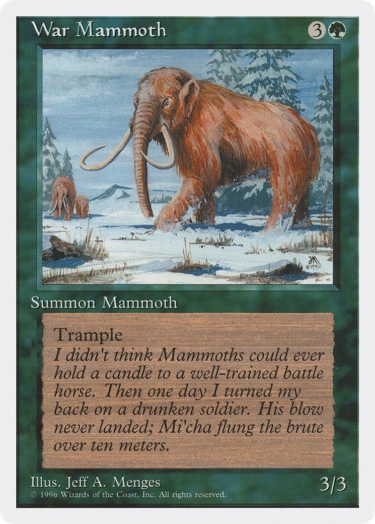 War Mammoth - Introductory Two-Player Set - Magic: The Gathering