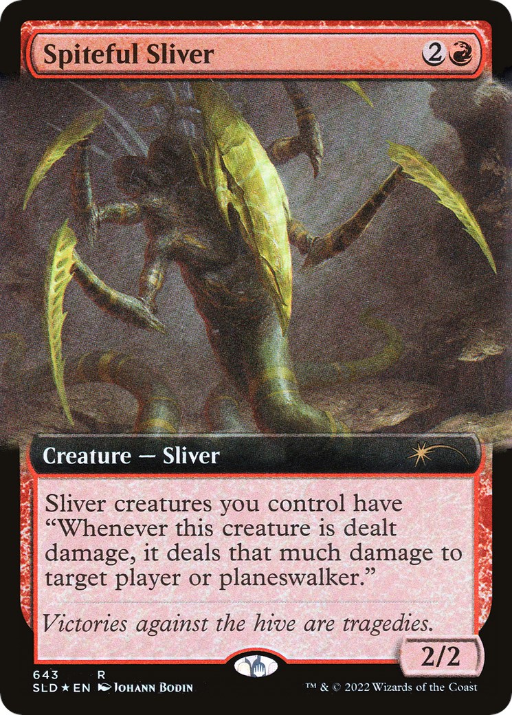 Spiteful Sliver (Extended Art) - Secret Lair Drop Series - Magic: The ...