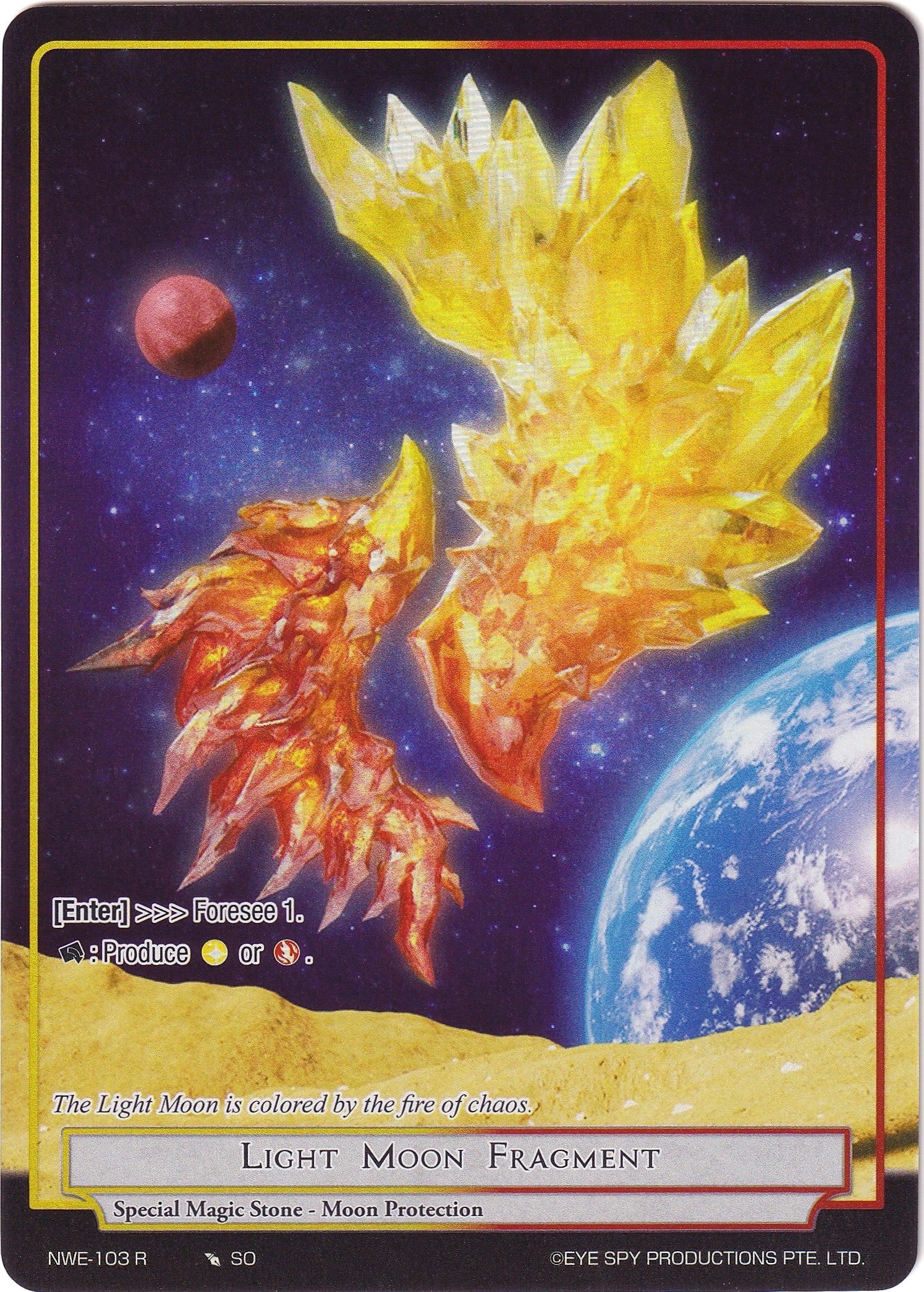 Light Moon Fragment (Full Art) - A New World Emerges - Force of Will
