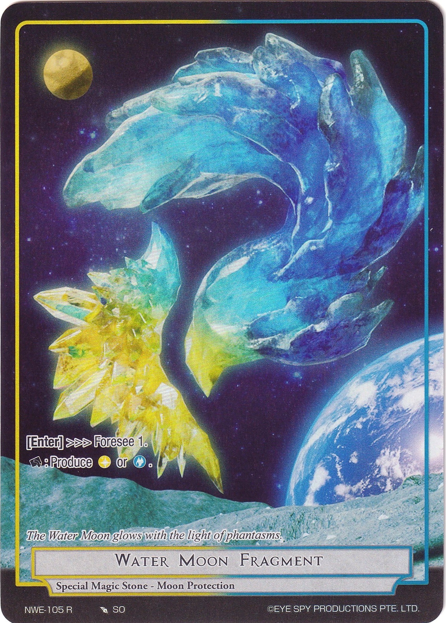 Water Moon Fragment (Full Art) - A New World Emerges - Force of Will