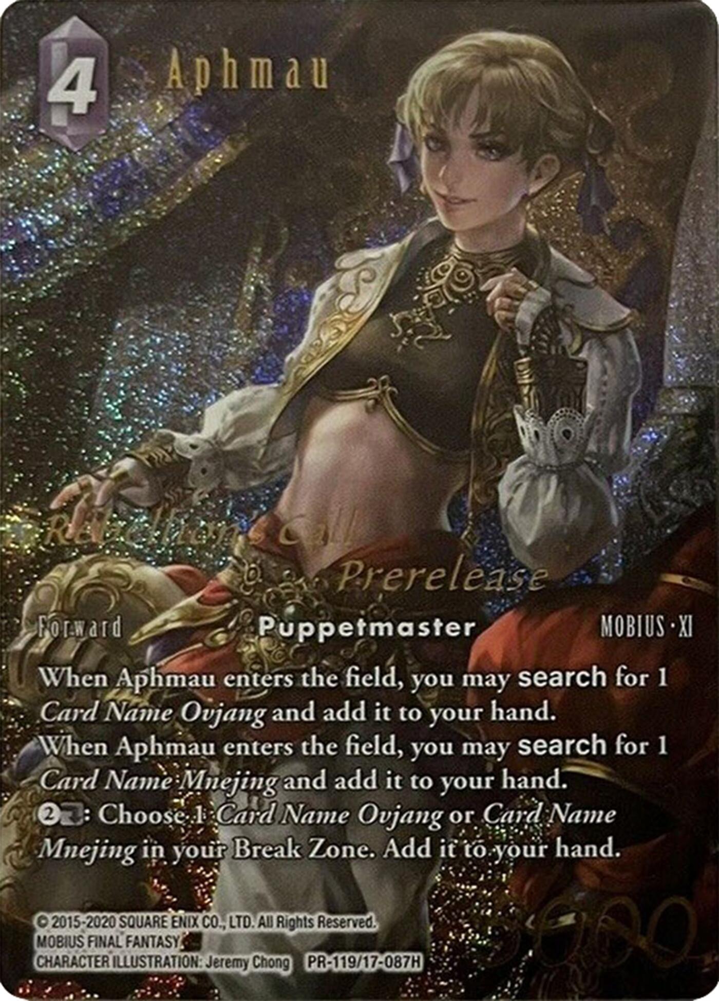 Aphmau (Prerelease Promo) - FF: Promo Cards - Final Fantasy TCG