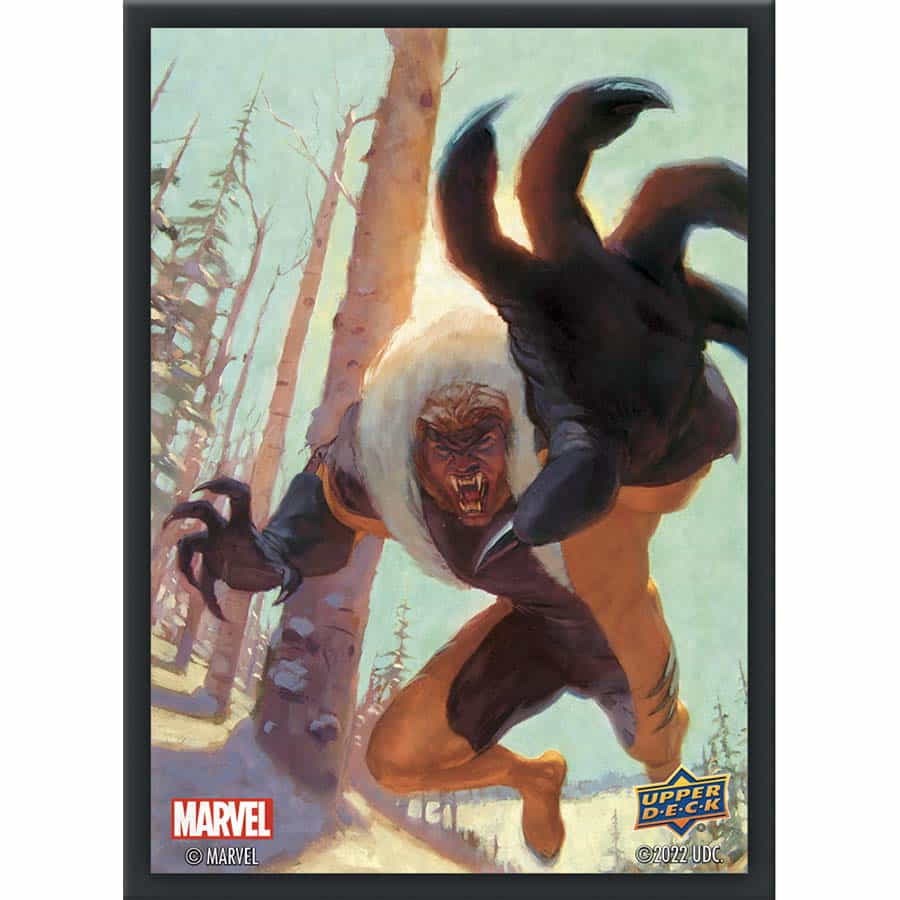 Upper Deck Marvel Card Sleeves - Standard Matte - Sabretooth (65-Pack ...