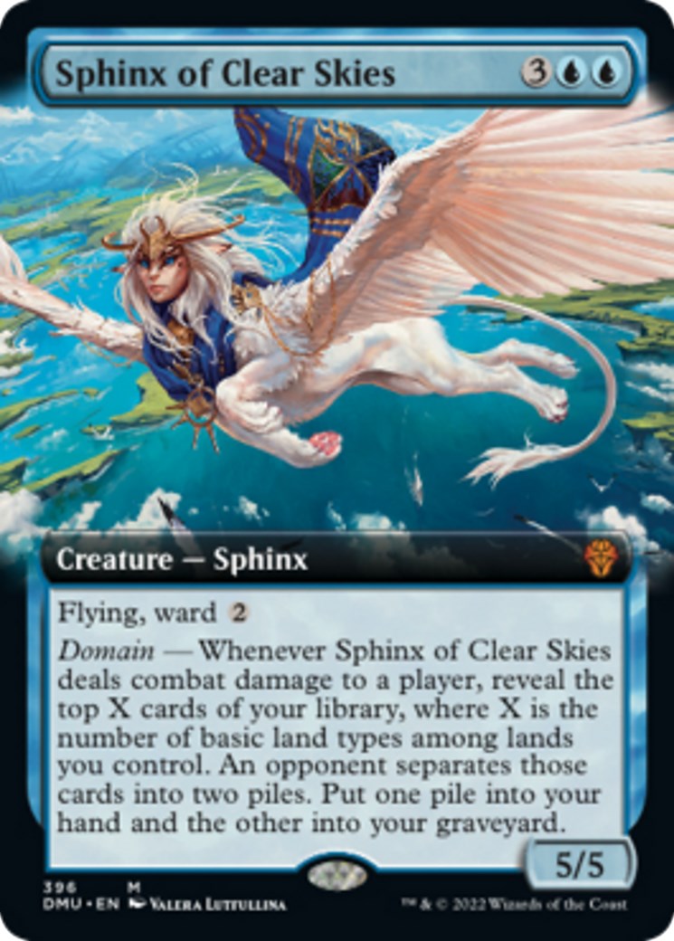 Sphinx of Clear Skies (Extended Art) - Dominaria United - Magic: The ...
