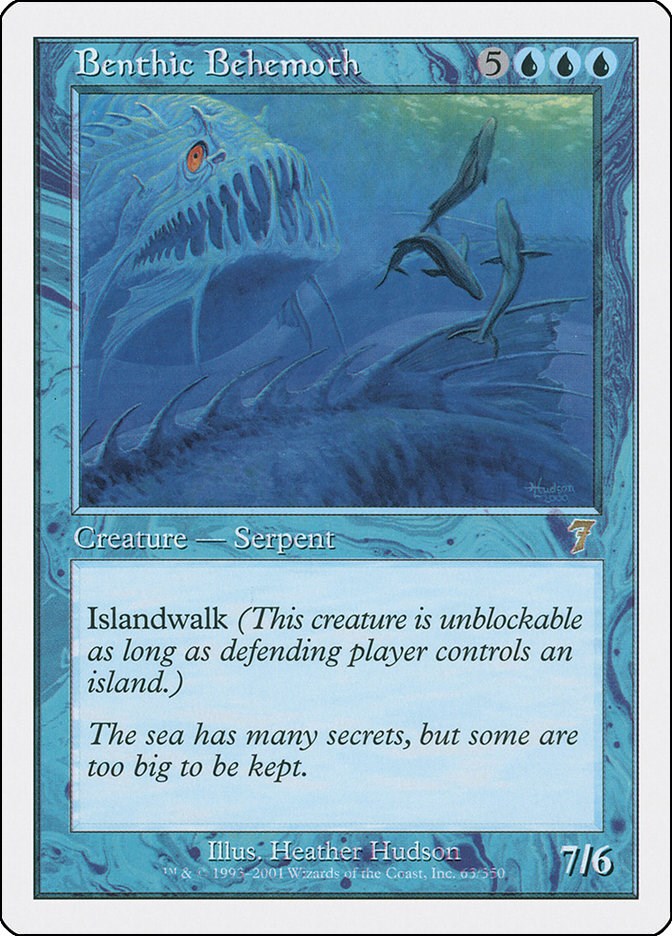 Benthic Behemoth - 7th Edition - Magic: The Gathering