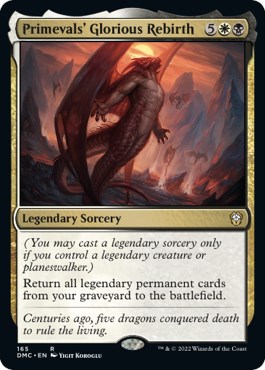 Primevals' Glorious Rebirth - Commander: Dominaria United - Magic: The ...