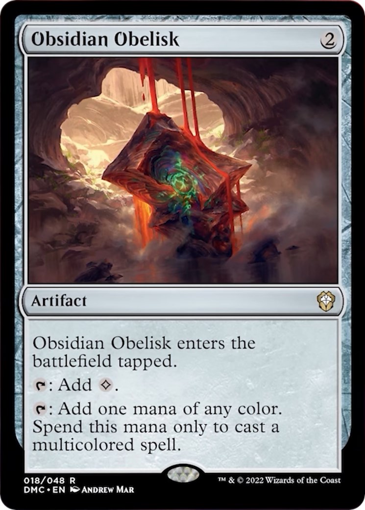 Obsidian Obelisk - Commander: Dominaria United - Magic: The Gathering